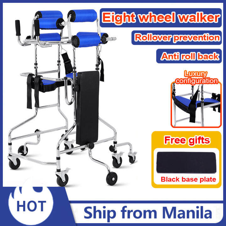 Multifunctional walker stroke hemiplegic walking aid rehabilitation ...