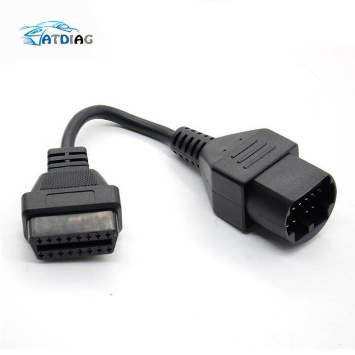 คุณภาพสูง17Pin 16Pin OBD 2สำหรับ Mazda 17 Pin ชาย16หญิงสายเชื่อมต่อ OBD2สแกนเครื่องมือวินิจฉัย17 ...
