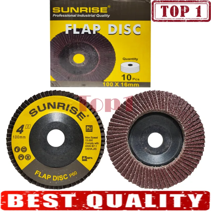 Sunrise Flap Disc Professional Industrial Quality 1box 10pcs #36 #60 ...