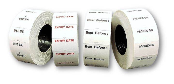 10 Rolls Date Marking Labels 22mmX12mm Single Line for Price Gun ...