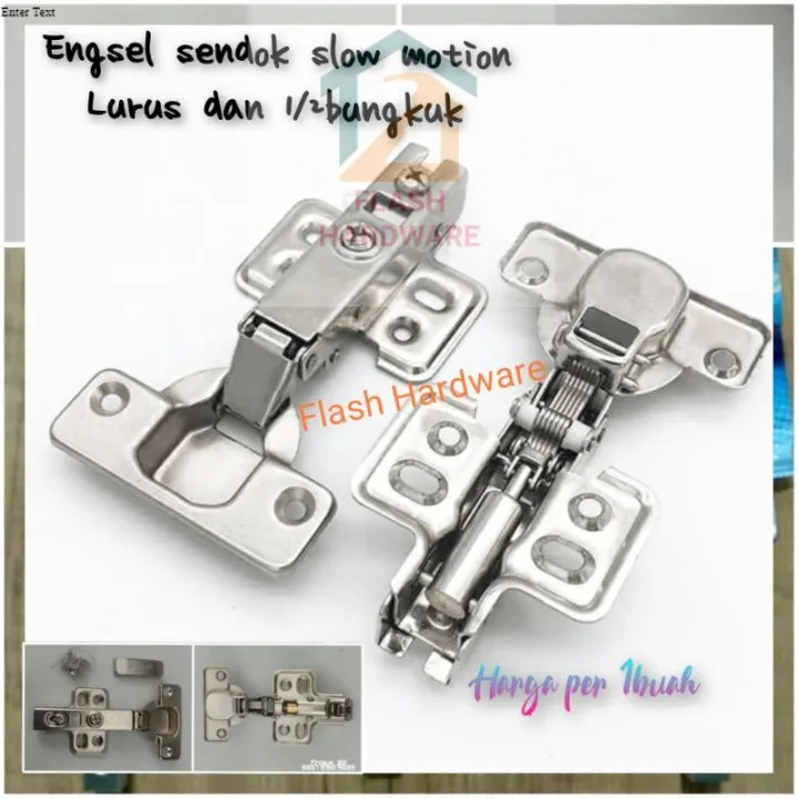 engsel sendok slow motion hidrolik weldom Lurus & 1/2bungkuk | Lazada ...