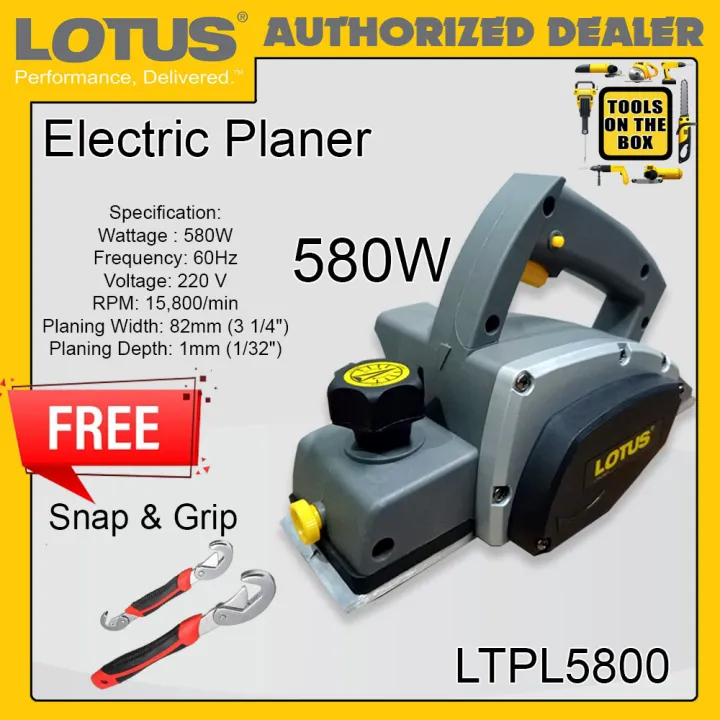 Lotus Electric Planer 580W LTPL5800 with Snap and Grip | Lazada PH