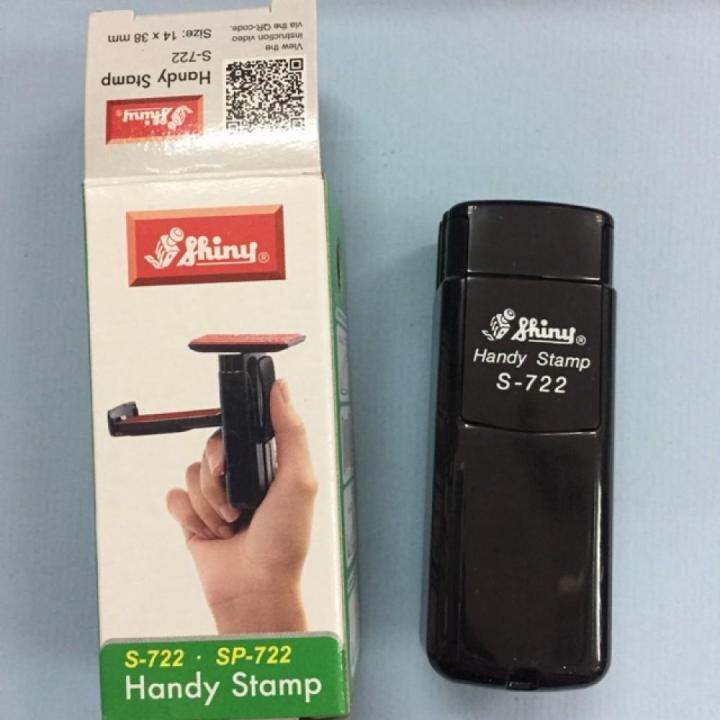 SHINY SELF INKING HANDY STAMP WITH RUBBER STAMP S722 | Lazada