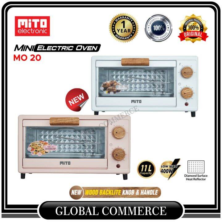 Mito Electric Oven MO 20 Oven Listrik Mini MO20 / MO20 Kapasitas 11 Lt ...