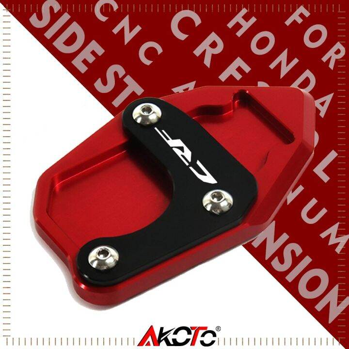 Motorcycle Cnc Aluminum Kickstand Foot Side Stand Extension Pad Support