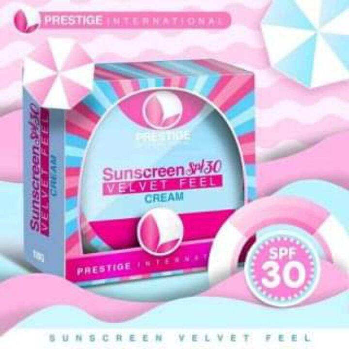 *AUTHENTIC* PRESTIGE SUNBLOCK VELVET FEEL CREAM (100G) | Lazada PH