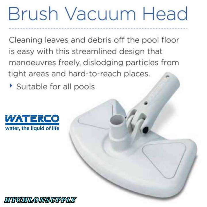 Swimming Pool Brush Vacuum Head Pro Series 12inch (WATERCO) | Lazada