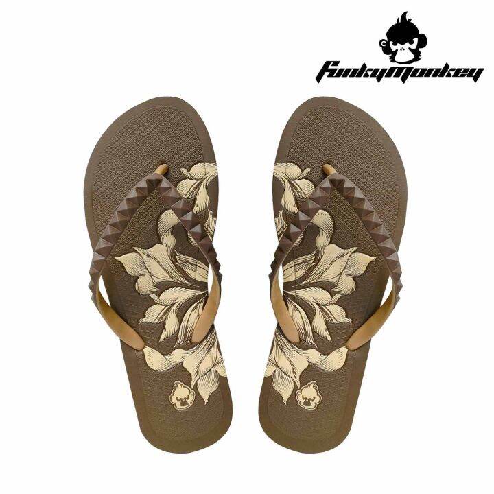 Funky Monkey Women Slipper Madelline in Brown | Lazada PH