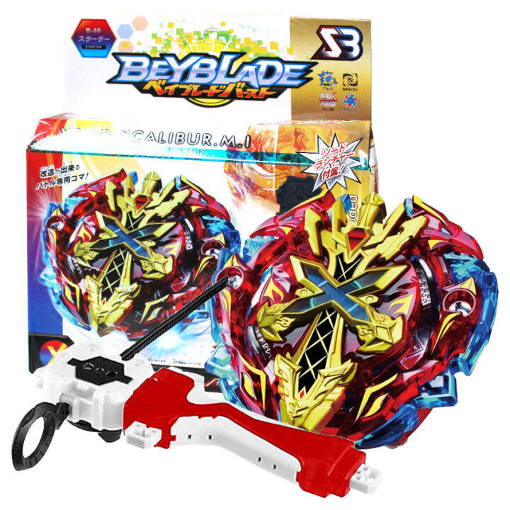 Beyblade S3 Light & Sword Launcher Burst Beyblade Burst Battling Toy ...