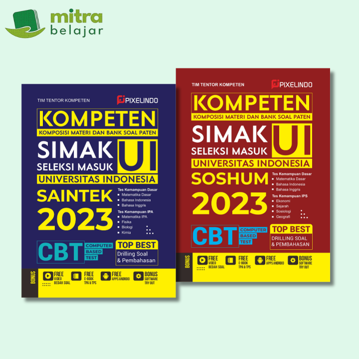 Buku Kompeten SIMAK UI SAINTEK & SOSHUM 2023 | Lazada Indonesia Buku Kompeten SIMAK UI SAINTEK & SOSHUM 2023 | Lazada Indonesia