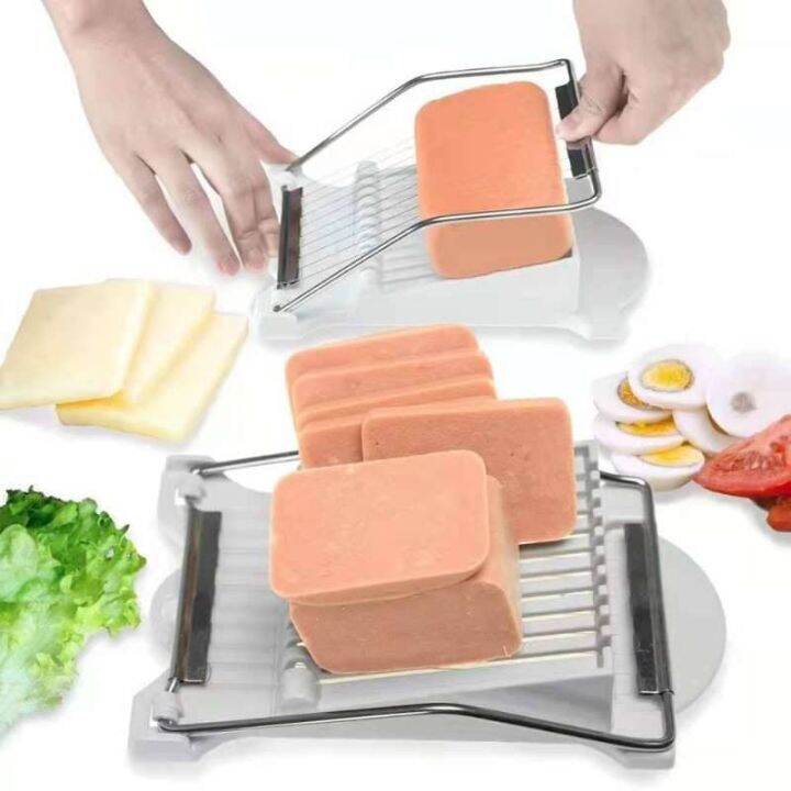 Spam Slicer, Luncheon Meat Slicer, Multipurpose Stainless Steel Wire ...