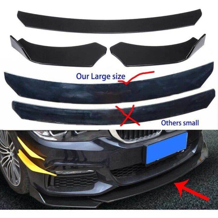 Universal Front Bumper Lip Body Kit Spoiler | Lazada
