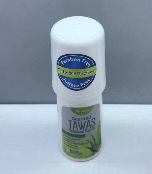 DERMAID Scented Tawas Deodorant Roll-On with Aloe Vera and Vitamin E ...