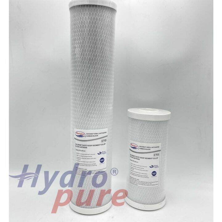 Hydropure Carbon Block Filter CTO 10BB/20BB | Lazada PH