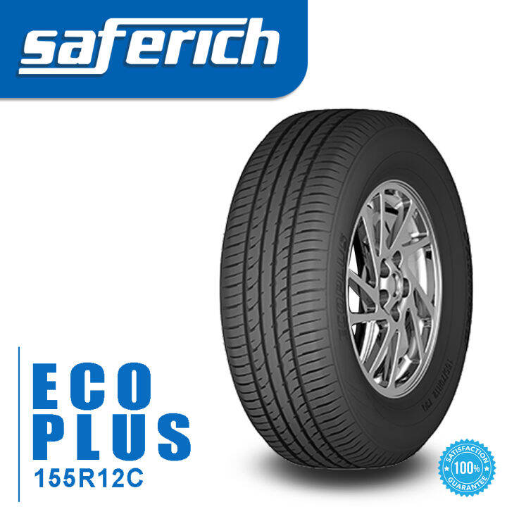 SAFERICH 155R12C TIRE-83/81N*ECOPLUS HIGH QUALITY PERFORMANCE TUBELESS TIRE | Lazada PH