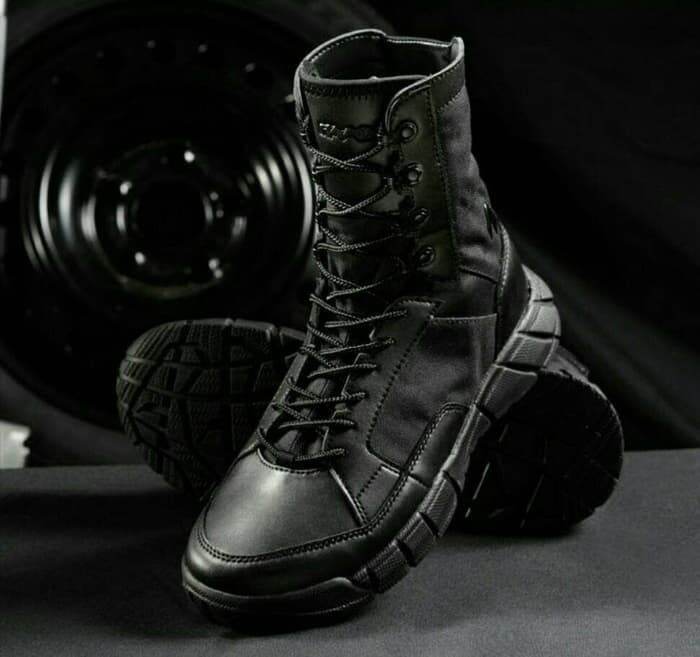 NEW/BARU SEPATU ZIMZAM PDL WEBA BRIMOB HITAM CORIADER PDL TNI SEPATU ...