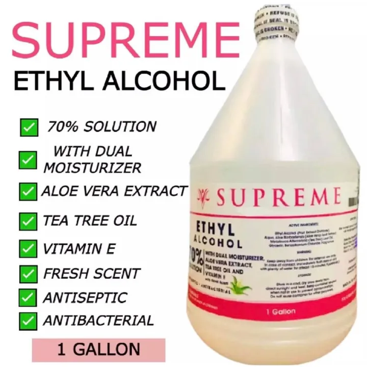 SUPREME ETHYL ALCOHOL 3.2LITER (1 GALLON) DIRECT SUPPLIER | Lazada PH