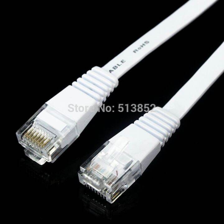 Cat6 Pure Copper Ultra-thin Flat Ethernet Network Lan Cable 3m Pc Rj45 ...