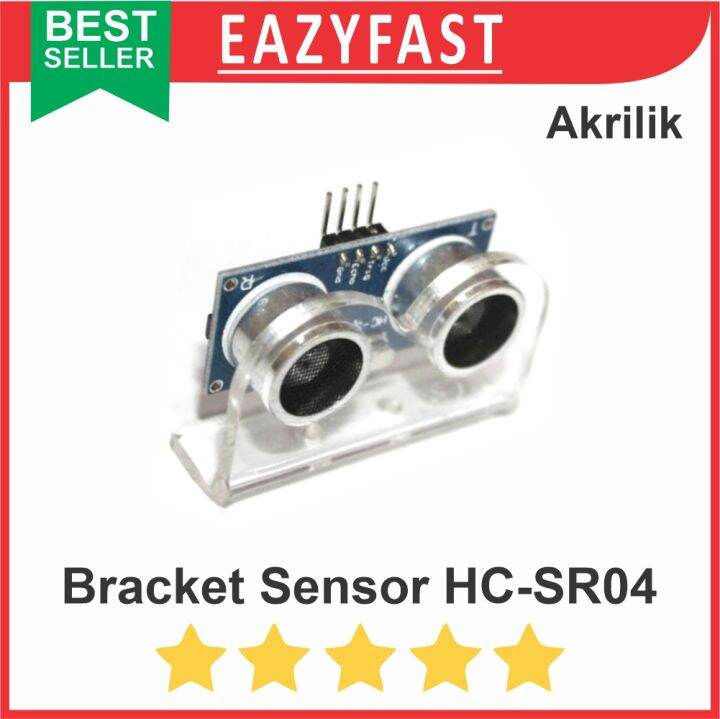 Bracket dudukan Sensor Tempat HCSR04 Ping Ultrasonic Jarak Akrilik ...