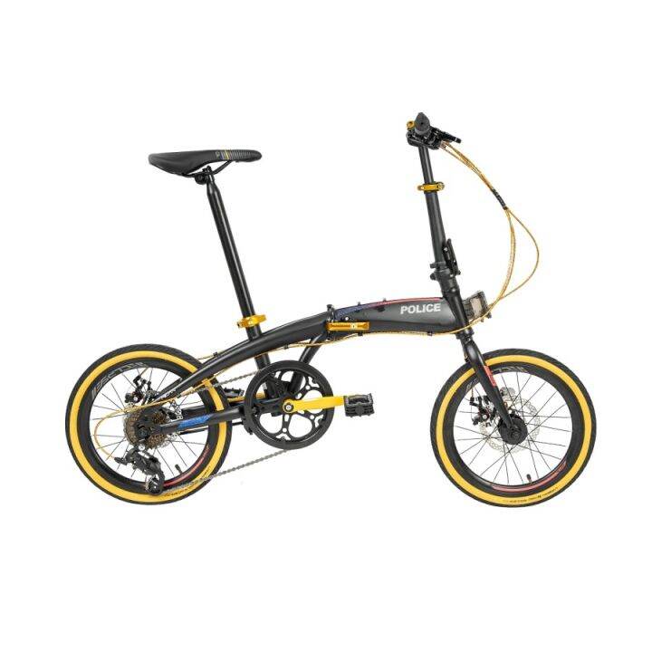 SEPEDA LIPAT FOLDING BIKE POLICE MILAN UKURAN 16 INCH | Lazada Indonesia