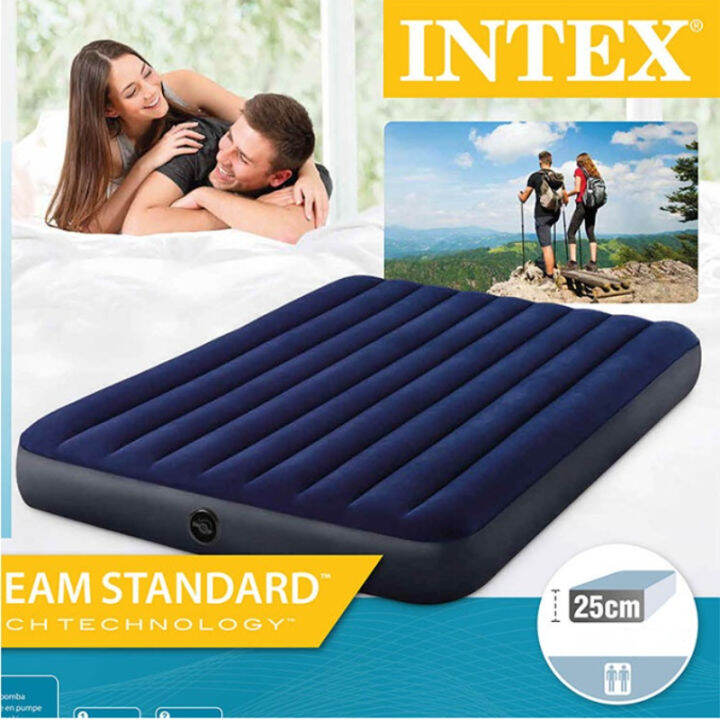INTEX Inflatable Air bed Mattress Thick 25cm with Dura-Beam Standard ...