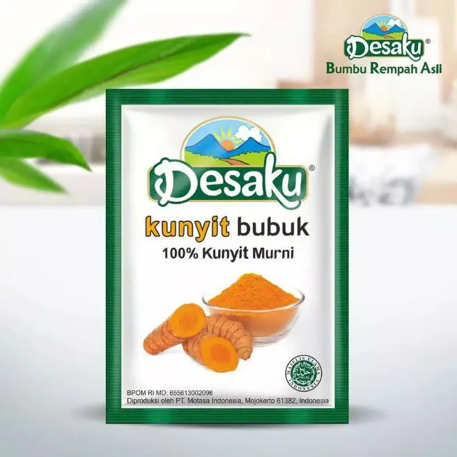 DESAKU KUNYIT BUBUK BUMBU MASAK INSTAN 1 RENTENG ISI 12 SACHET | Lazada ...