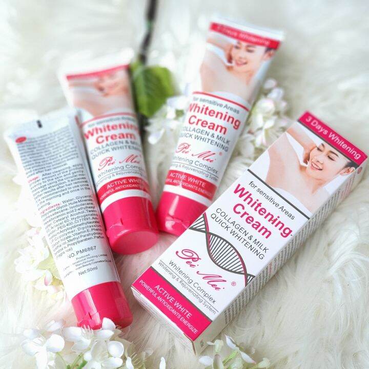 Original Pei Mei Whitening cream for sensitive areas with collagen and ...
