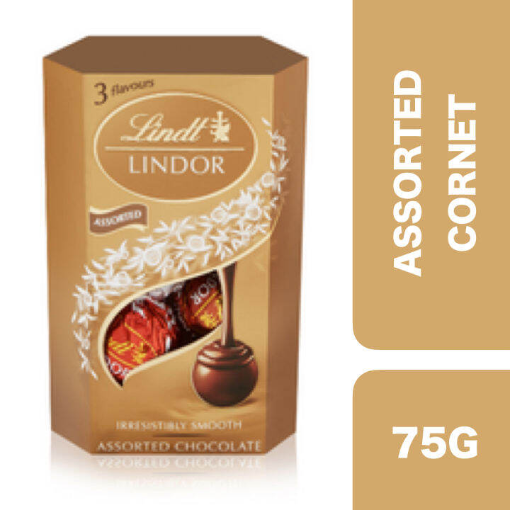 Lindt Lindor Assorted Chocolate 75g ++ ลินด์ลินดอร์ช็อกโกแลตรวมรส 75กรัม | Lazada.co.th