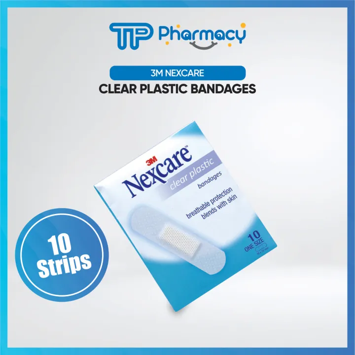 3M Nexcare Clear Plastic Bandage 10s | Lazada