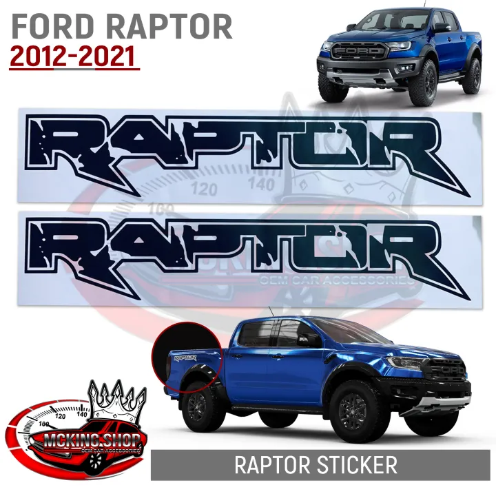 Ford Ranger Raptor Sticker 2pcs Side Bed Body Sticker | Lazada PH
