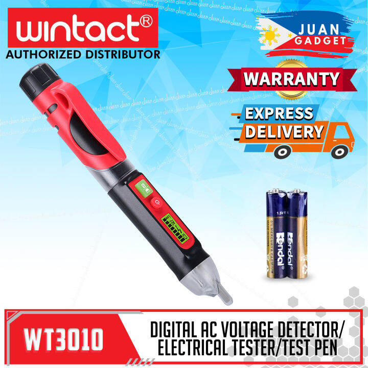 Wintact WT3010 Digital AC Voltage Detector Electrical Tester Test Pen ...