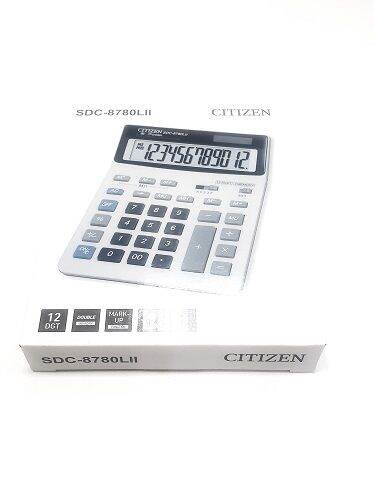 เครื่องคิดเลข 12 หลัก Citizen SDC-8780L/II | Lazada.co.th