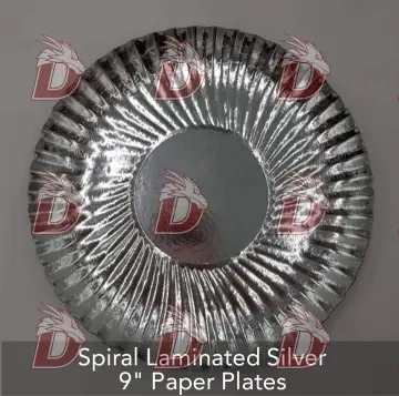 Silver Laminated Paper Plates