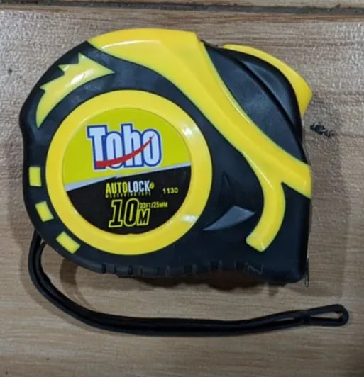 Meteran Karet Roll 10M Alat Ukur 10 Meter Auto Lock MeterTukang TOHO ...