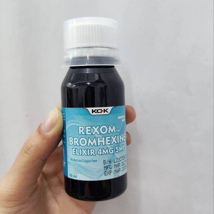 BROMHEXINE SYRUP REXOM KCK 60ML | Lazada