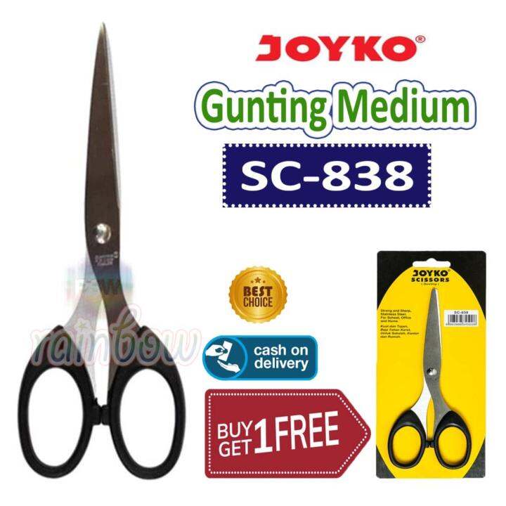 BELI 1 GRATIS 1 Gunting Joyko 838 Medium Joyko Gunting Sedang 838 ...