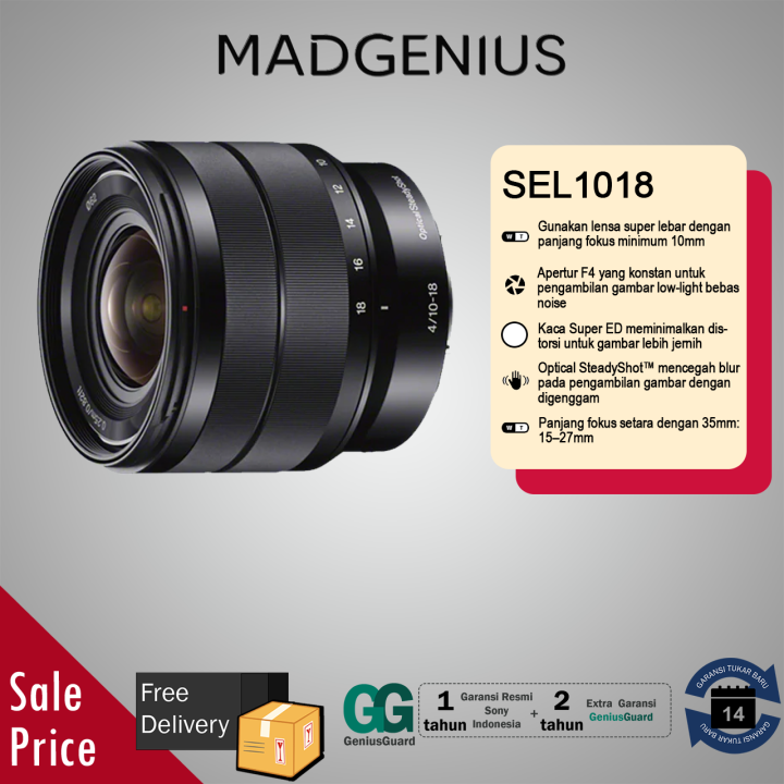 SONY E 10-18mm F4 OSS / Lensa Sony Ultra lebar / Lensa Wide / Lensa ...