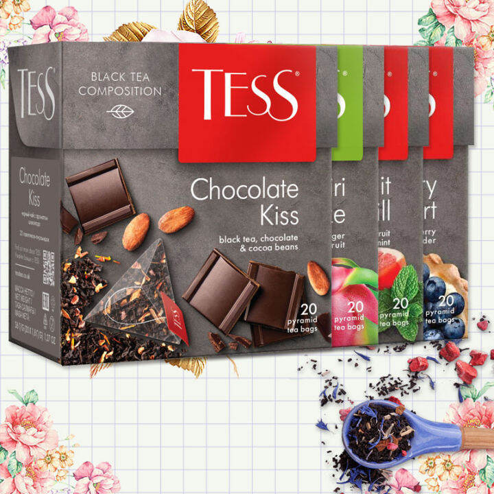 Imported Russian flower and fruit tea TESS milk tea special cold tea ...