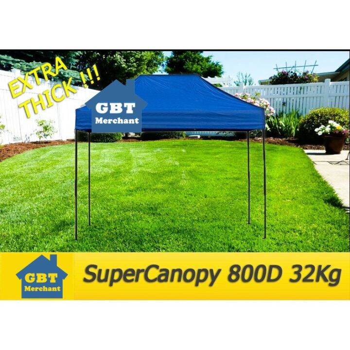 (Extra THICK) 10x15 800D Super Canopy Set | Pasar Malam Kanopi | Hawker ...