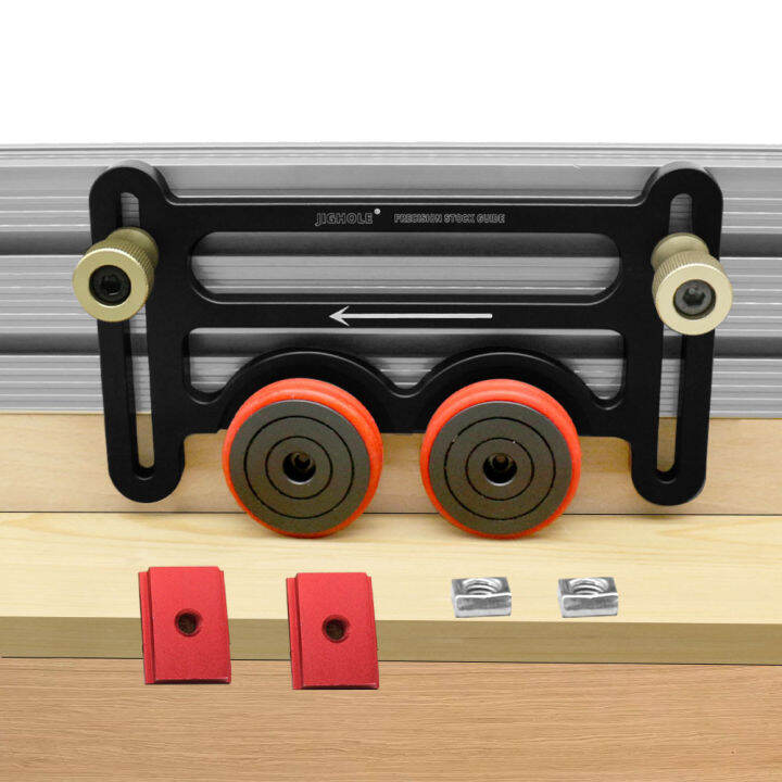 Aluminum Alloy Woodworking Roller Guide Safety Loc Feather Board ...