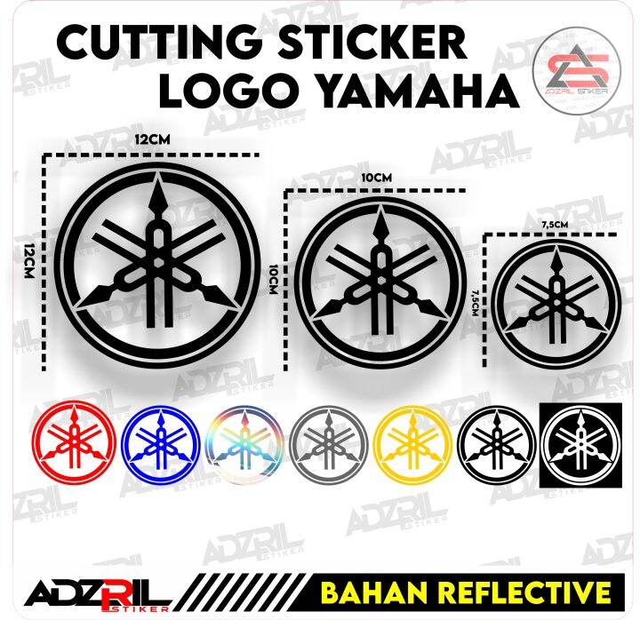 STICKER CUTTING LOGO YAMAH GARPUTALA / STIKER logo / STIKER KEREN ...