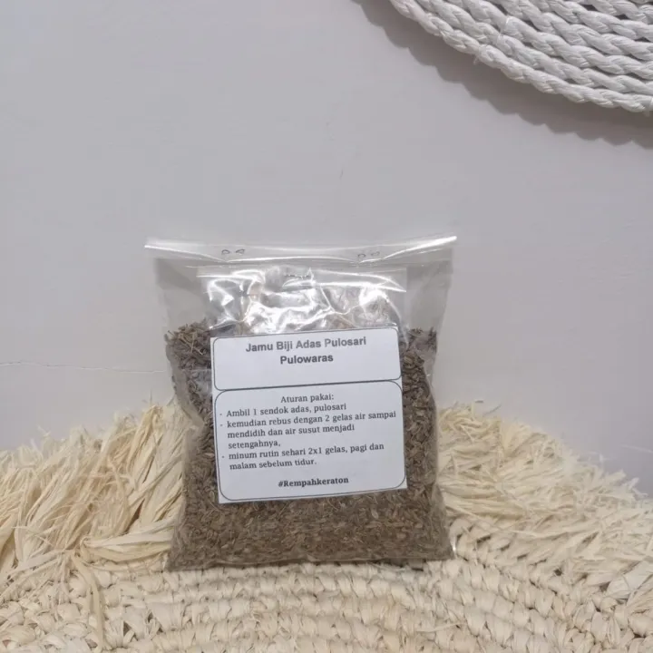 Jamu Biji Adas Pulosari Pulowaras Khasiat Meredakan Anemia | Lazada ...