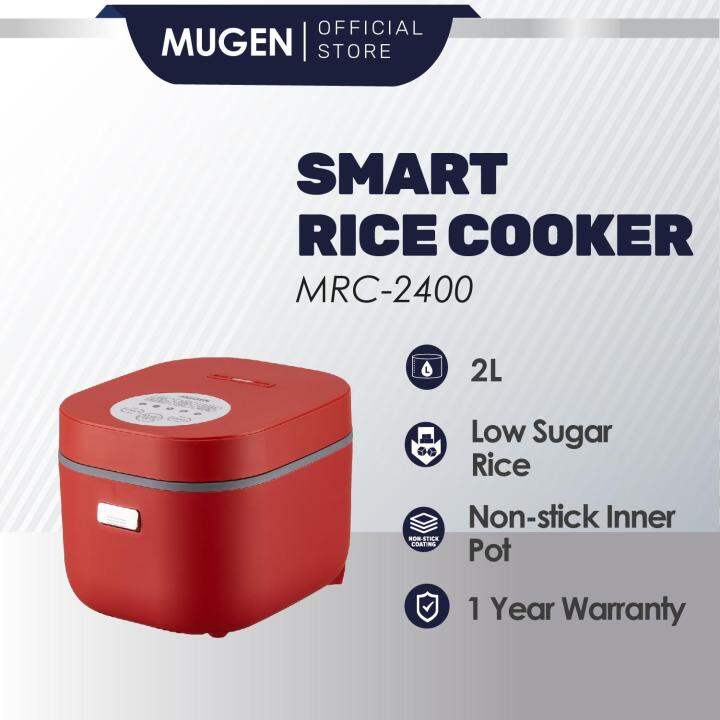 MUGEN 2L Low Sugar Smart Rice Cooker (MRC-2400) | Lazada