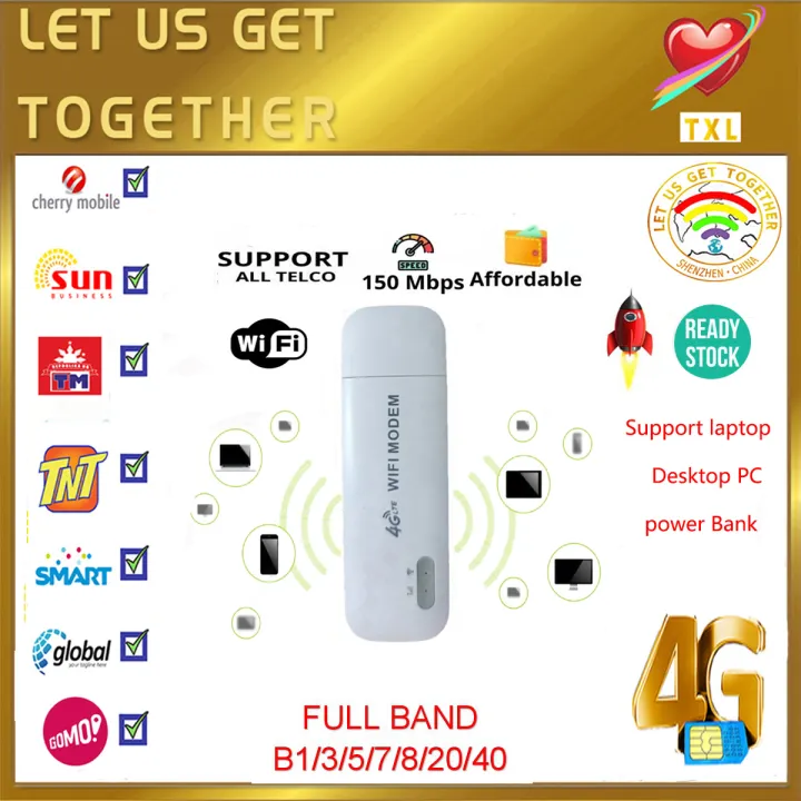 【Ready stock】150Mbps 4G LTE USB Modem Adapter Wireless USB Network Card ...