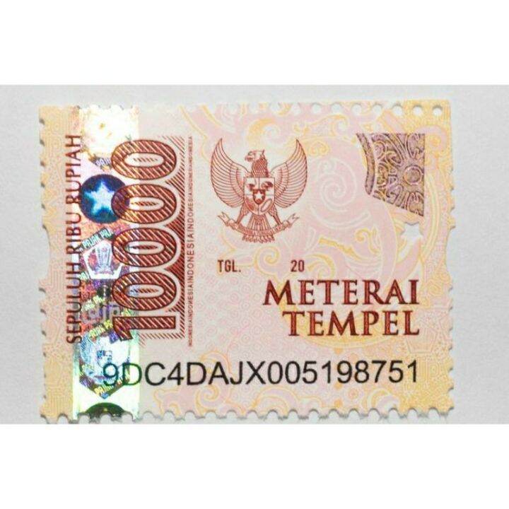 Meterai atau Materai Rp 10000 | Lazada Indonesia Meterai atau Materai Rp 10000 | Lazada Indonesia