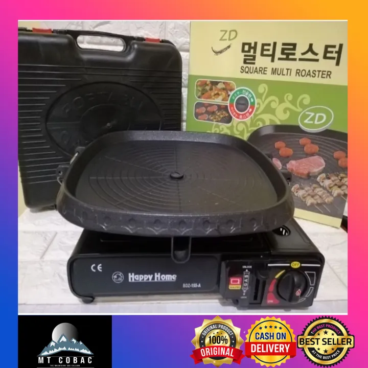 Samgy SET Portable Butane Stove and Hanaro Non stock griller plate ...