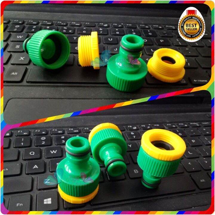 Konektor Keran Kran Tap Hose Adaptor 1/2 3/4 Inch Quick Connector Kran ...