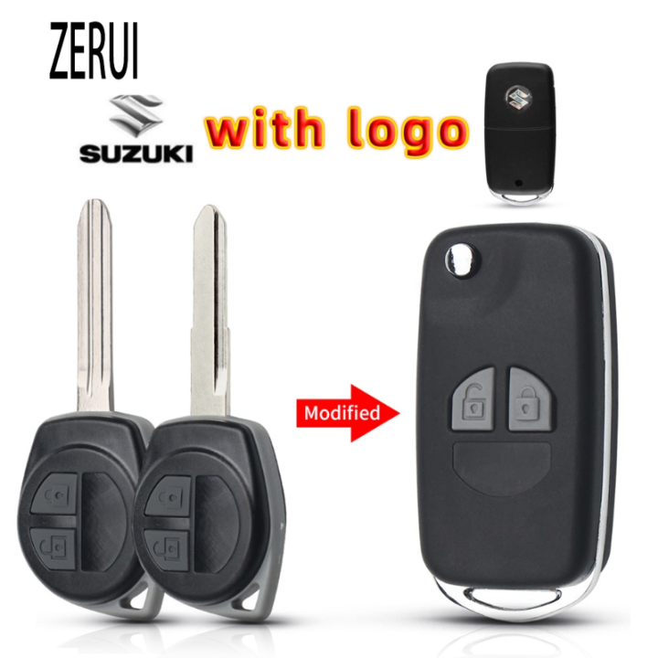 ZR For NEW FOR SUZUKI SWIFT GRAND VITARA ALTO REMOTE KEY 2 BUTTON FLIP ...