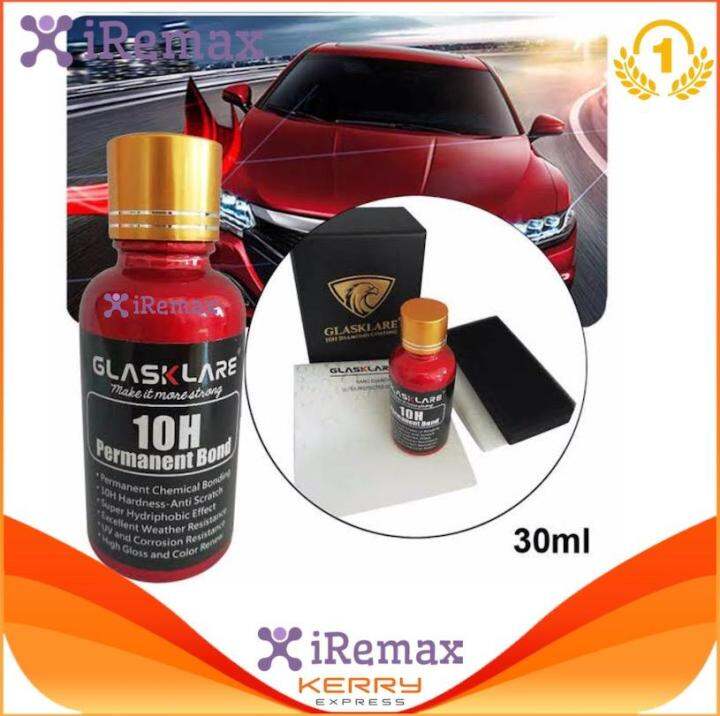 iRemax GLASKLARE คุณภาพเยอรมัน Germany น้ำยาเคลือบแก้วสูตรเข้มข้น 10H - คุณภาพดีกว่า mr fix 9H ...