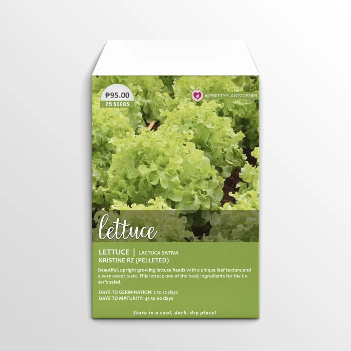 Kristine RZ Oak Leaf Pelleted Lettuce Seeds | Lazada PH